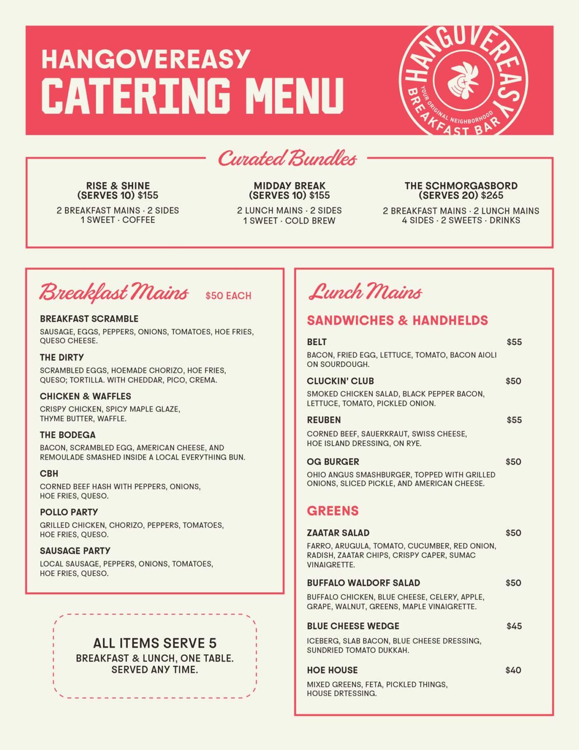 Catering - HangOverEasy